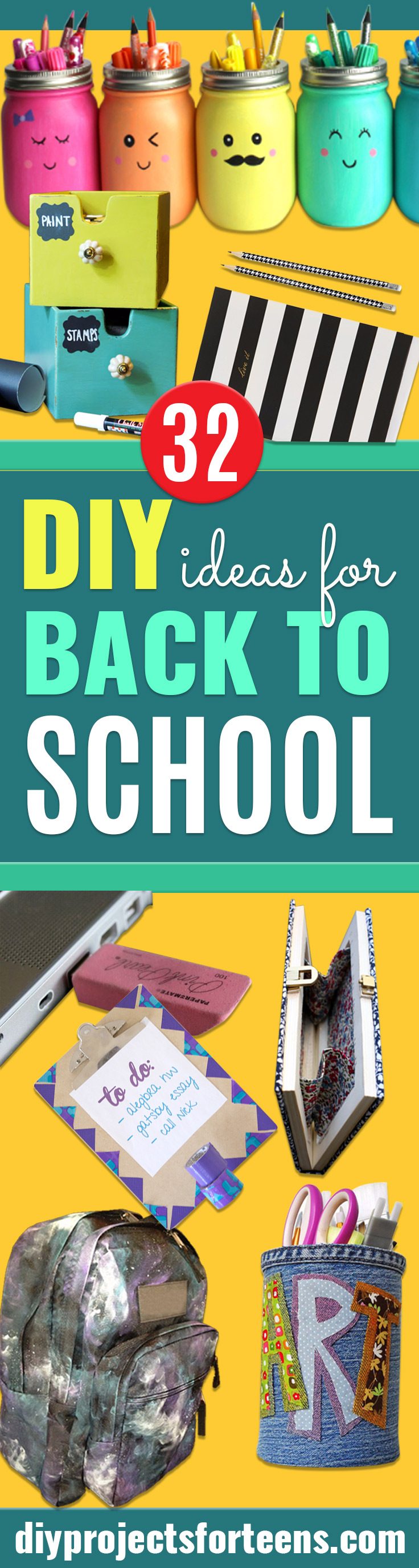 32 DIY Ideas For Back To School Supplies DIY Projects For Teens