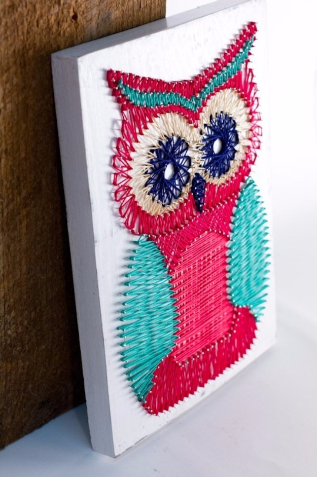 40 Insanely Creative String Art Projects