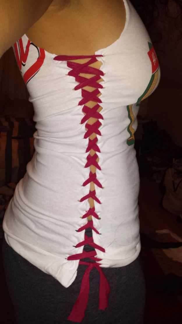 35 Easy T Shirt Makeovers For Creatively Cool Clothing