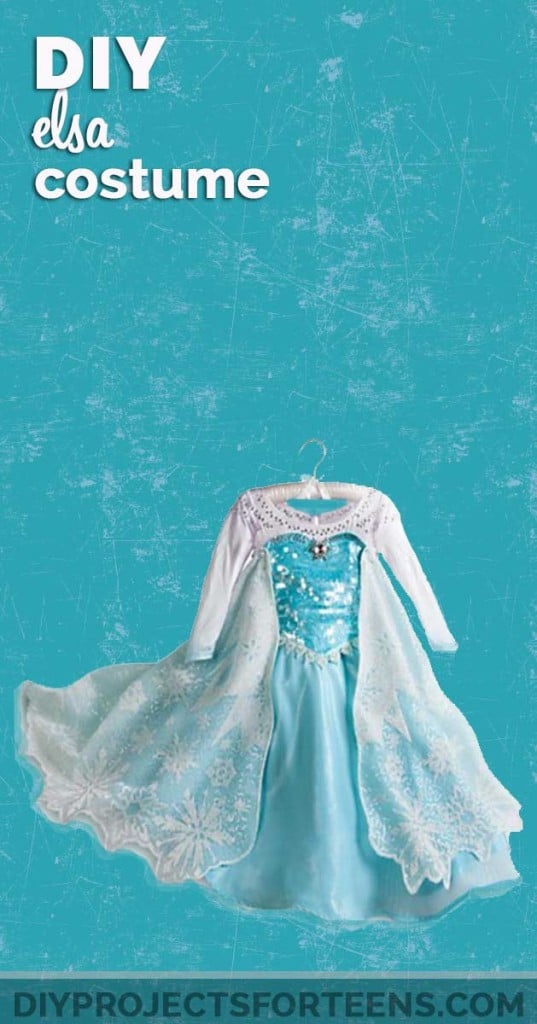How To Make Elsa's Dress Costume Tutorial - DIY Projects for Teens