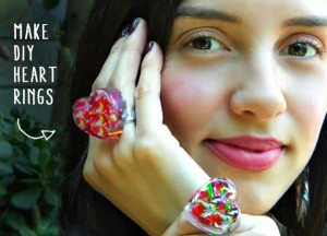 How To Make DIY Heart Shaped Rings - DIY Projects for Teens