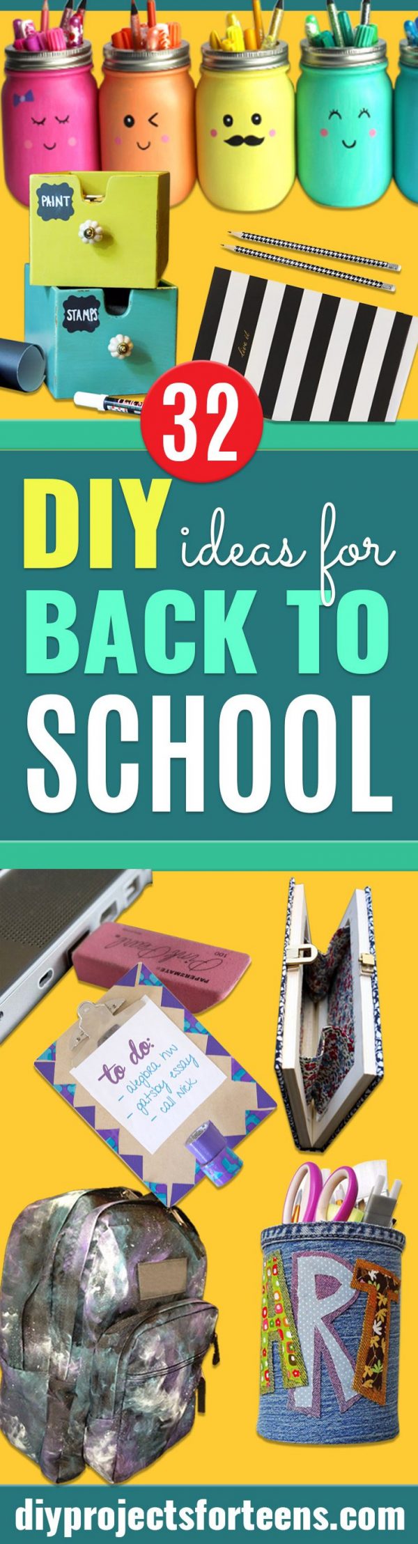 32 DIY Ideas For Back To School Supplies DIY Projects For Teens 32 DIY Ideas For Back To School Supplies DIY Projects For Teens