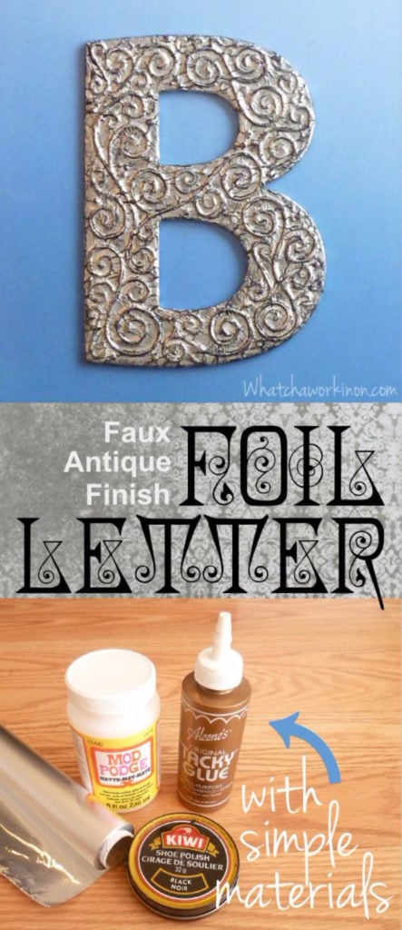41 DIY Architectural Letters for Your Walls - DIY Projects for Teens
