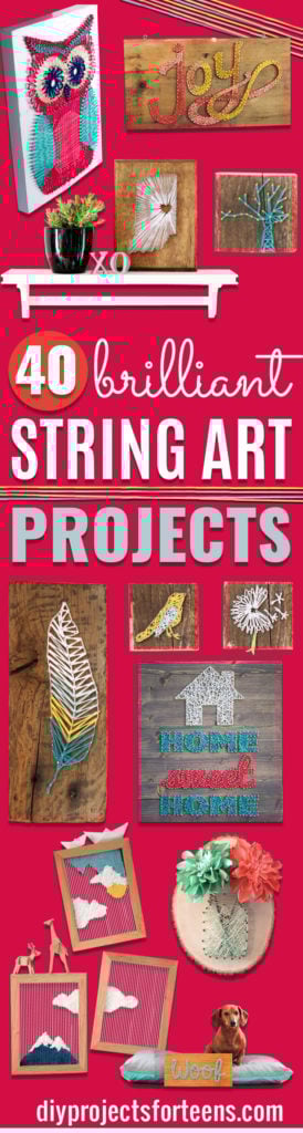 40 Insanely Creative String Art Projects - DIY Projects for Teens