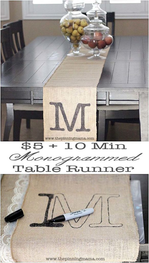 34 Brilliantly Clever DIY Projects With Monograms - DIY Projects for Teens