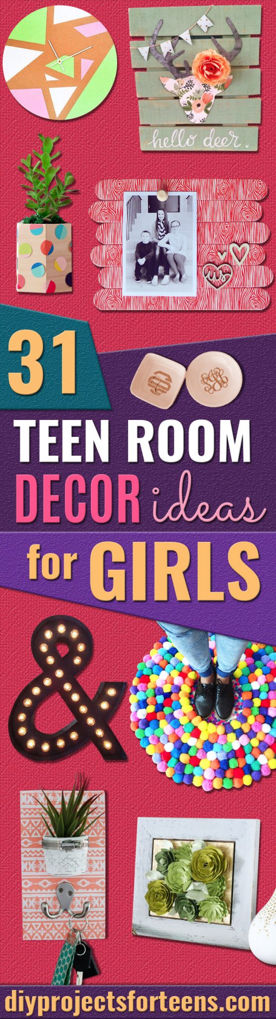 31 Teen Room Decor Ideas for Girls - DIY Projects for Teens