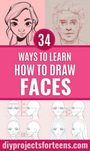 34 Ways to Learn How to Draw Faces - DIY Projects for Teens